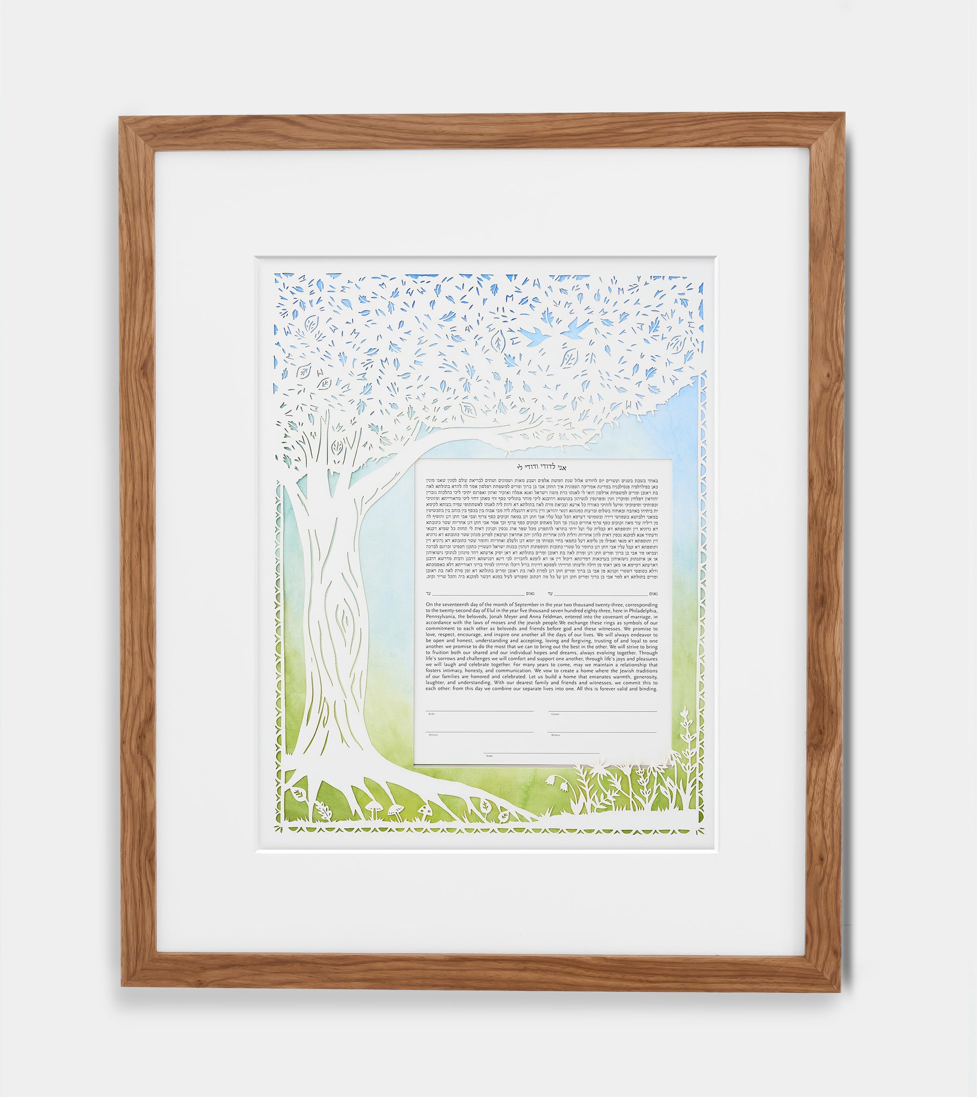 Tree of Life Papercut Ketubah by Guest Artist Annie Howe – Tallulah ...